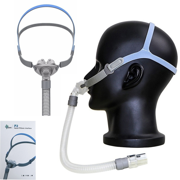 New P2 BMC Nasal Pillows CPAP Mask All In CPAP Mask With Belt Mask ...