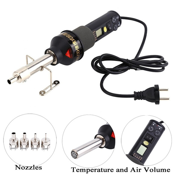 NEW 220V 450W LCD Adjustable Electronic Heat Hot Air Gun Desoldering ...