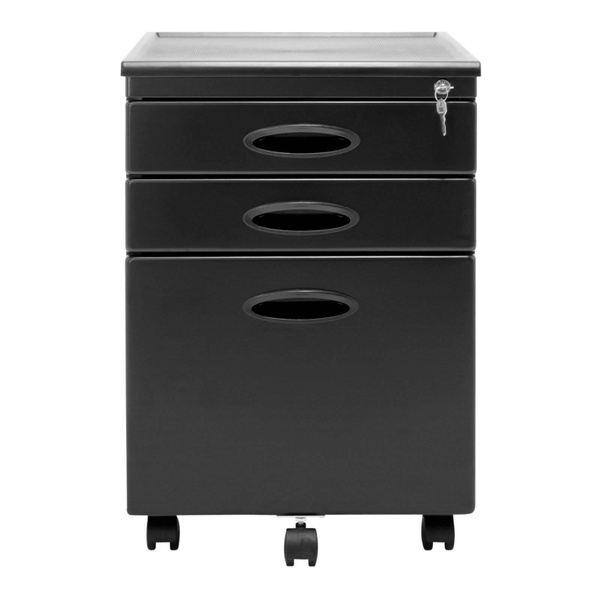 Studio Designs Mobile Home Office 3 Drawer Small File Storage Cabinet ...