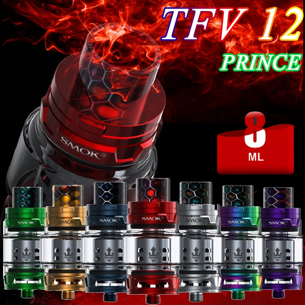 High Quality TFV12 Prince Tank 0.5/4.5/8ml Huge Capacity Atomizer 510 ...