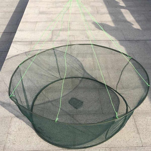 Foldable Drop Net Fishing Landing Prawn Bait Crab Shrimp Pier Harbour ...