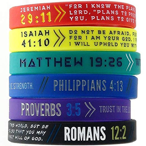 Power of Faith bible verse bracelet wristband Christian Religious ...