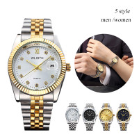 WLISTH Brand Watches Men Women's Watch Couple Luxury Stainless Steel ...