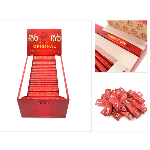 "FIRE IT UP" Rice Rolling Papers 1.25" 77*45mm 5 booklets x 40 Sheets ...