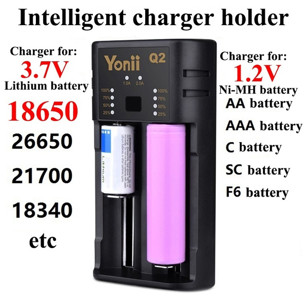 USB Battery Charger 18650 Battery Charger 21700 Nickel-hydrogen AAA ...