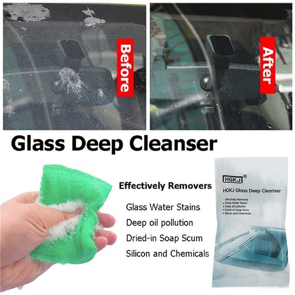1Pcs Glass Deep Sponge Cleaner Car Windscreen Bathroom Glass Marks ...