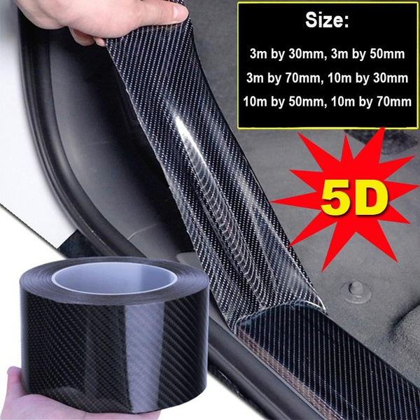 3/10 Meters Car Sticker Carbon Fiber Vinyl 5D Car Stickers and Decals ...