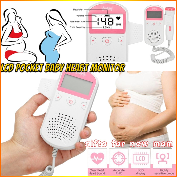 Prenatal Monitor Doppler Fetal Heart Monitor LCD Digital Display ...