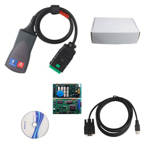 For Citroen Peugeot Black OBDII scanner OBD2 diagnostic-tool New PP2000 ...