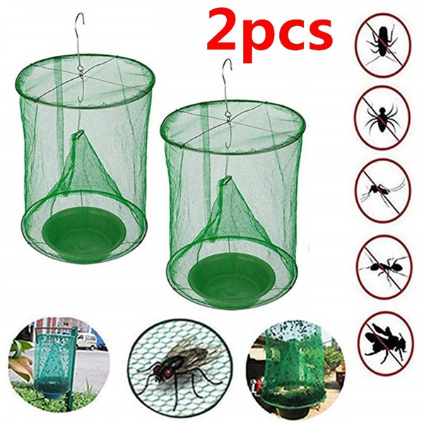 Reusable Outdoor Ranch Fly Traps Container Bug Trap Fly Catcher Cage ...