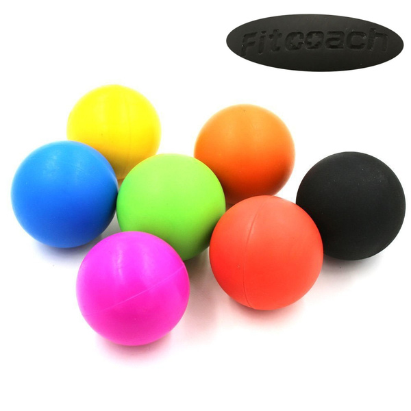 Fitcoach Silicone Ball Lacrosse Balls Trigger Point Massage and ...