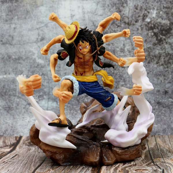 Anime One Piece Monkey D Luffy Figure Model Collection Gomu Gomu No ...
