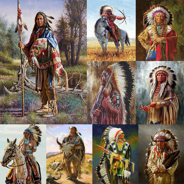 Native American 5D DIY Full Drill Diamond Painting Kits | Wish