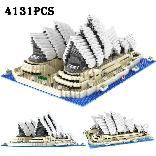 Mini Blocks Architecture Sydney Opera House Model Building Blocks ...