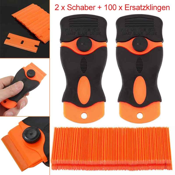 Plastic Scraper Razor Blade Car Sticker Decal Label Removal Glass ...