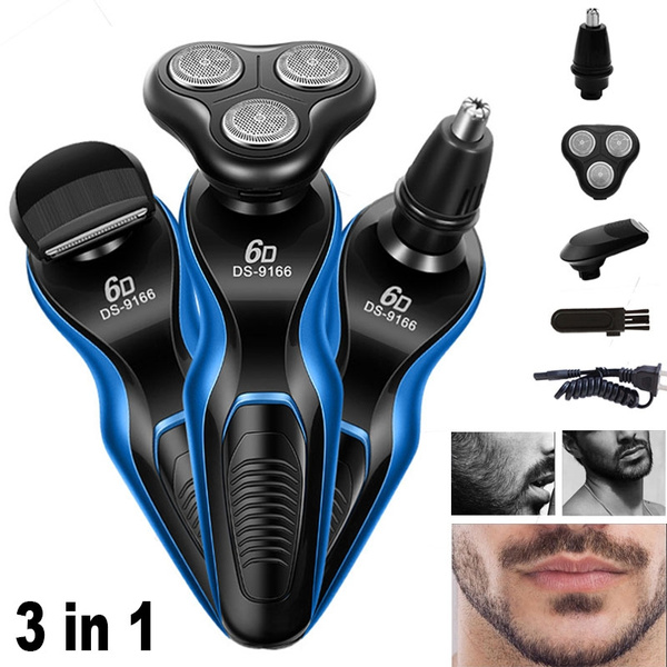 3 In 1 Mens Electric Razor Shaving Razors Hair Trimmer Nose Hair ...