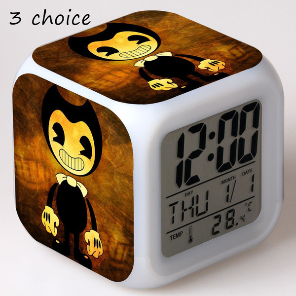 Beautiful Bendy and the Ink Machine LED Digital Alarm Clock Popular ...