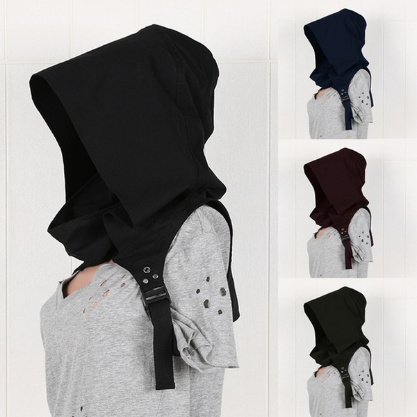 New Renaissance Cosplay Unisex Goth Hooded Crisiswear Rogue Cowl Hooded ...
