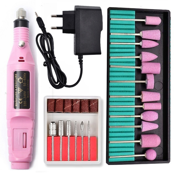 Professional Electric Nail File Drill Manicure Tool Pedicure Machine ...