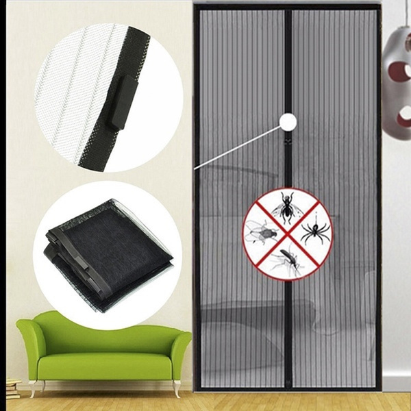Anti Mosquito Door Curtain Mesh Door Insect Fly Bug Net Magnetic ...