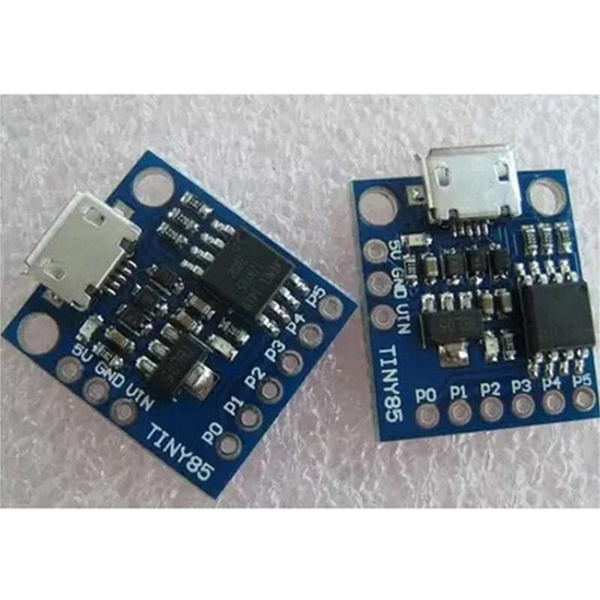 2pcs Compatible Micro Digispark Blue 5v Development Board Attiny85 Kickstarter Usb Wish 