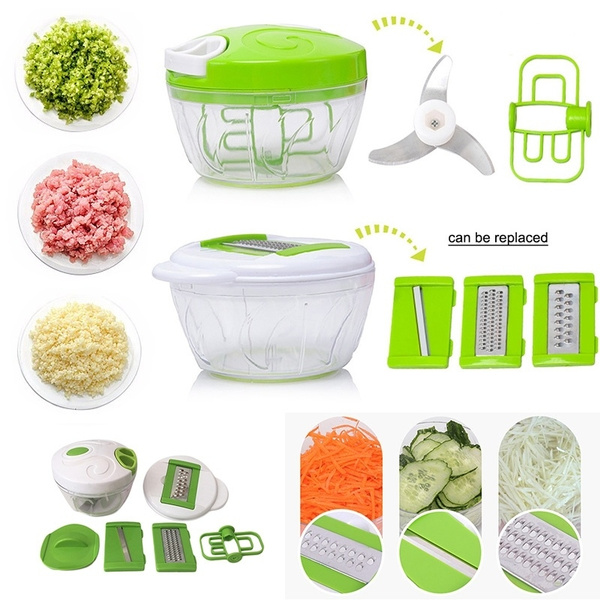 Multifunction Manual Food Chopper Shredder Kitchen Onion Chopper Manual ...