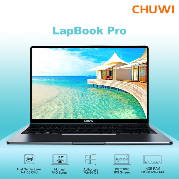 CHUWI 14 Inch Laptop LapBook Pro Intel N4100 CPU 4G RAM 64G ROM 128G ...