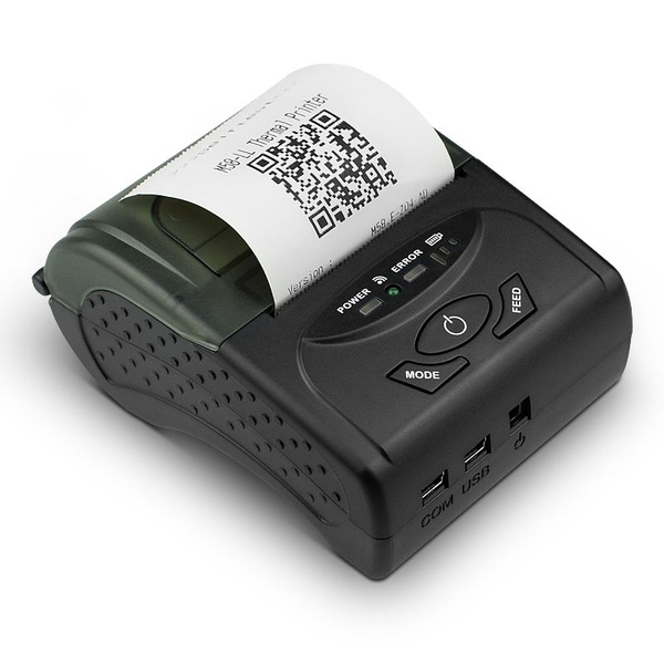 SZTW POS-5807 Thermal Printer Wireless Bluetooth 4.0 Printer Portable Printer for iOS and ...