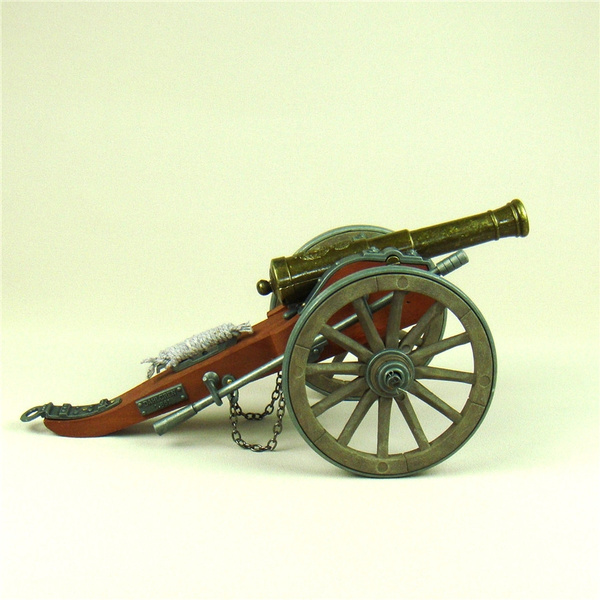 Miniature Cannon Metal Desktop Model Artillery Kit for Collection ...