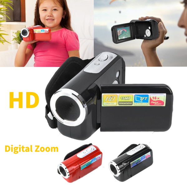 Portable Children Kids 16X HD Digital Zoom Video Camera Camcorder With ...