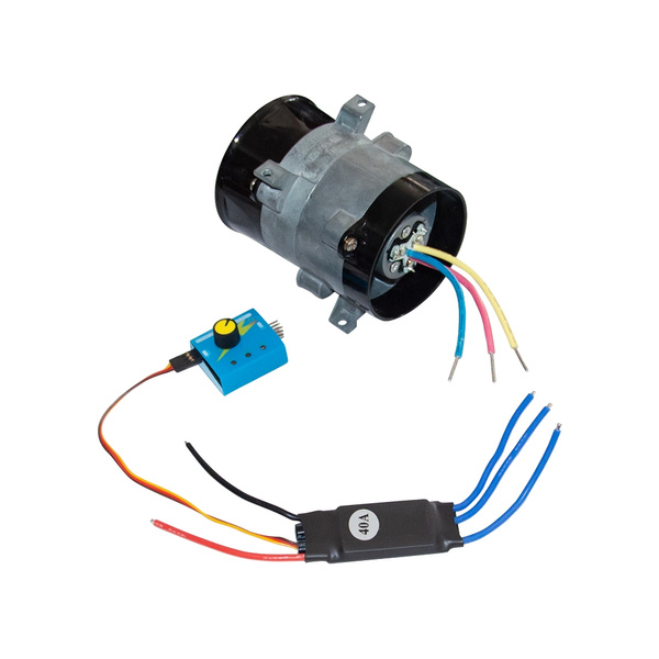 DIY Metal Culvert Fan Internal Rotor Brushless DC Motor Metal Ducted ...