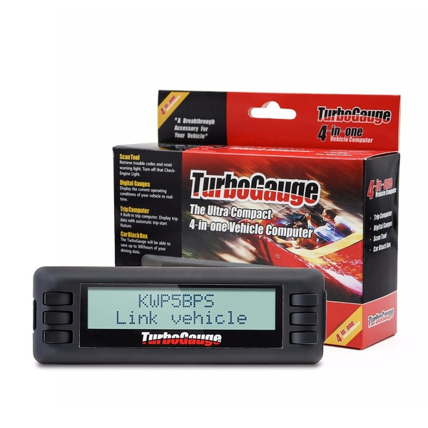 TurboGauge IV Auto trip Computer Scan Tool Digital Gauge 4 in 1 Vehicle ...