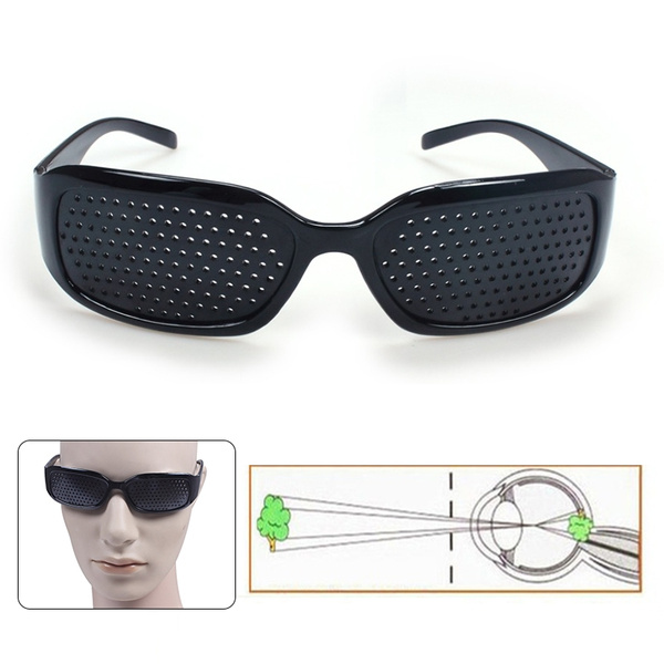 Universal glasses Pinhole eyeglasses Relieve eye fatigue correct vision ...