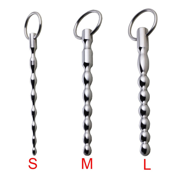 Stainless Steel Urethral Sound Bead Set Men Urethral Stimulator Dilator ...