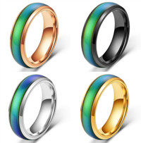 Creative Color Changeable Ring Temperature Emotion Feeling Mood Rings ...