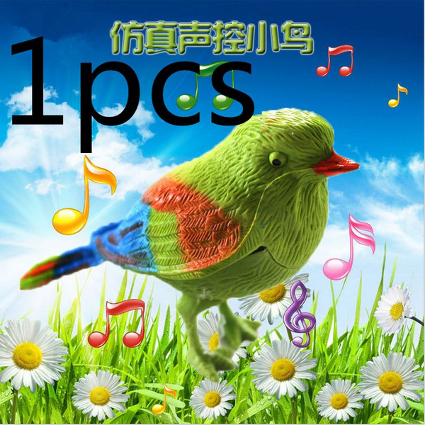 1pcs Simulation Voice-controlled Bird Voice-controlled Bird Toys Hot ...