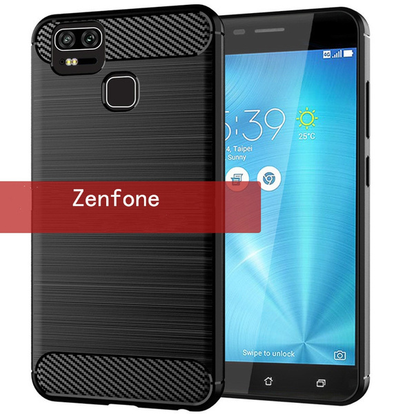 Asus mobile phone case protective sleeve brushed carbon fiber ...