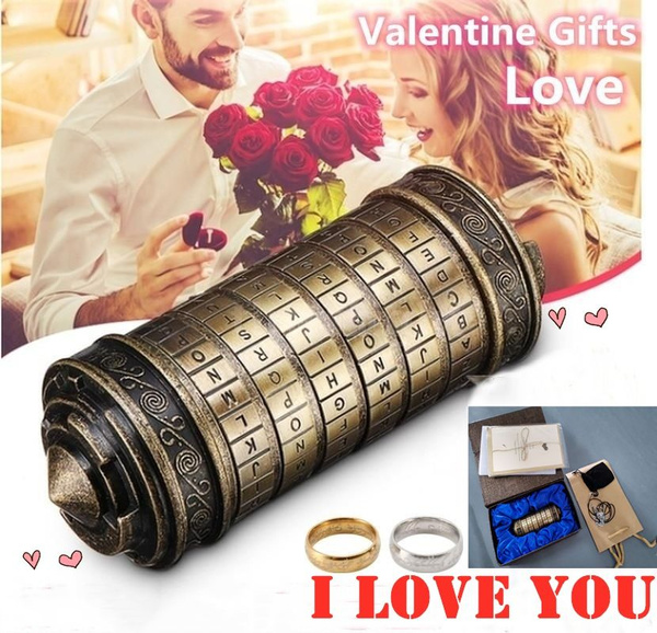 Creative Valentine's Day Romantic Birthday Gift Cylindrical Da Vinci ...