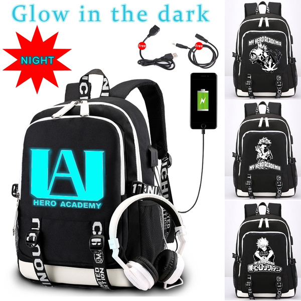 Anime My Hero Academia School Bag for Boys and Girls Midoriya All Might ...