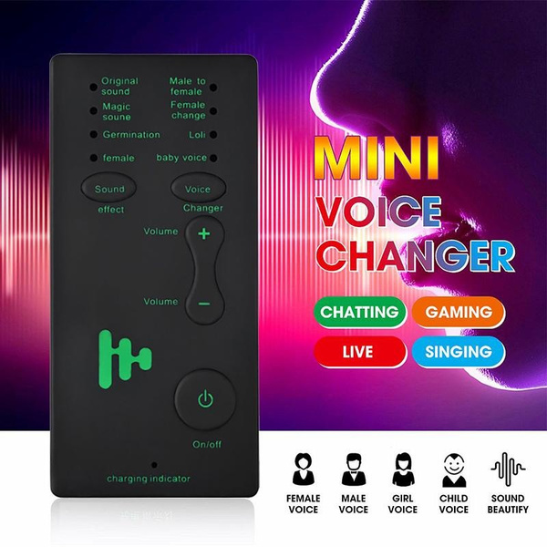 Portable Mini Voice Changer Live Broadcast Sound Card For Mobile Phone ...