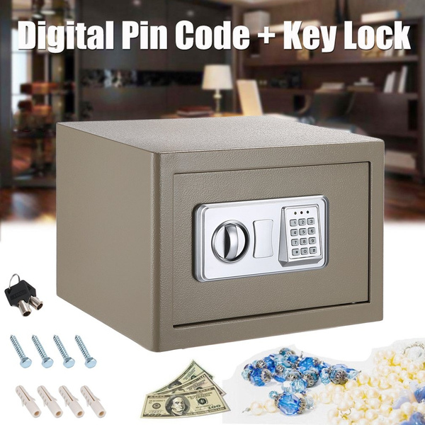 Electronic Digital Security Box Home Office Password Lockable Storage ...