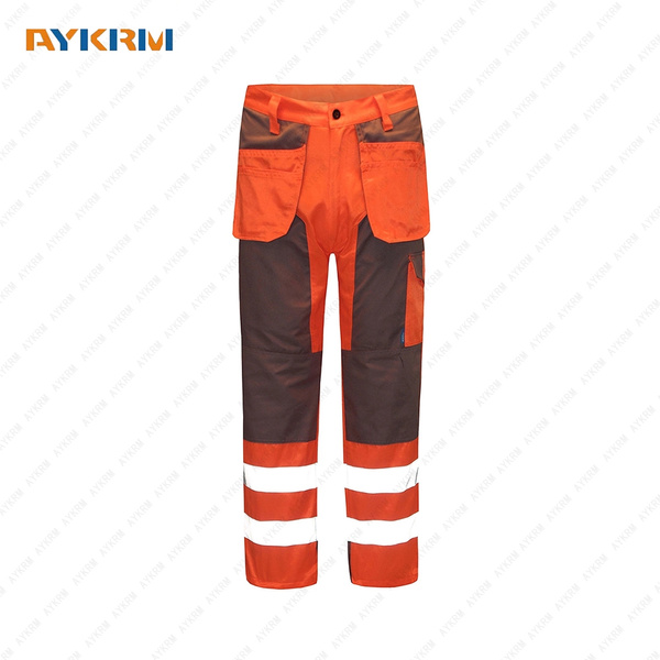 AYKRM Multi Pocket Reflective Overalls with Knee Pads for Men and Women ...