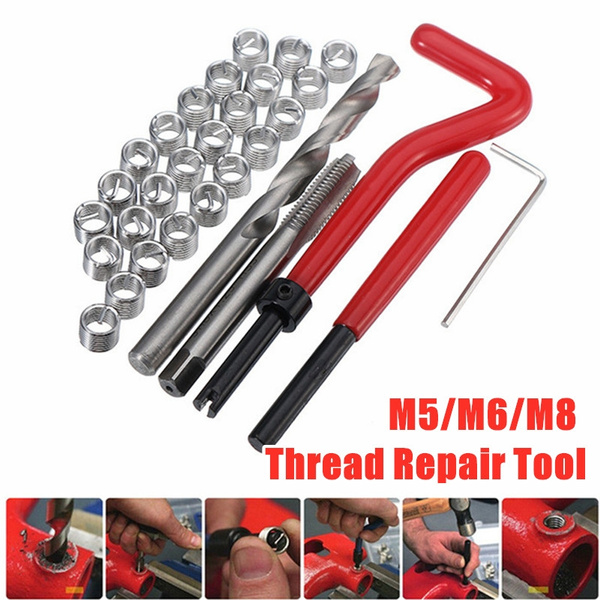 30PCS M5/M6/M8 Metric Thread Repair Insert Coil for For Automotive ...