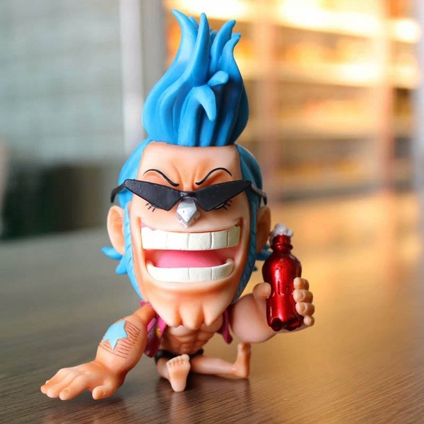 New Arrival One Piece Franky Mini Action Figure Sitting Cola Ver ...