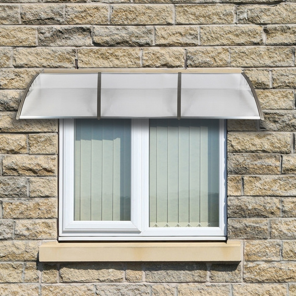 300 x 100CM Door Window Rain Cover Outdoor Awning Patio Cover | Wish