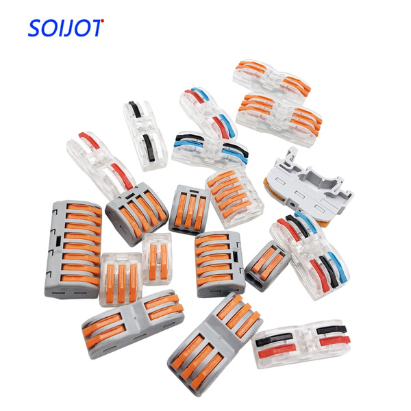 30pcs/lot WAGO Type 222 Compact Wire Wiring Connector Conductor ...