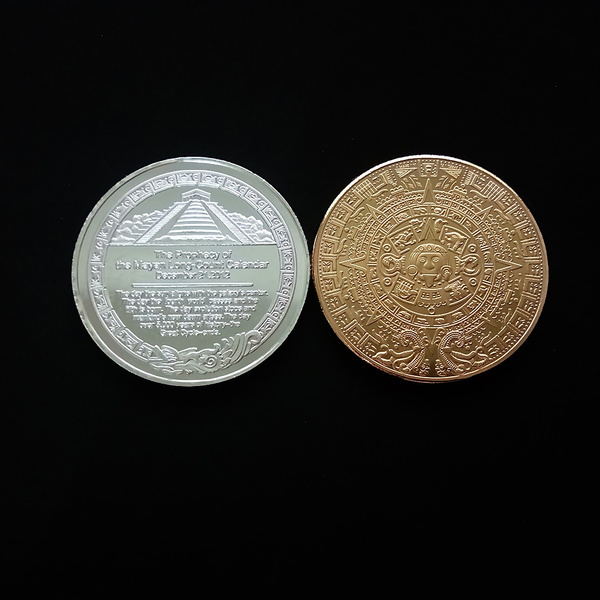 Mayan Pyramid Sundial Coin Collection Commemorative Coin | Wish