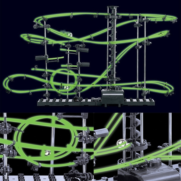 Glow In The Dark SpaceRail Race 10m Marble Run Track 19542 Toy Game | Wish