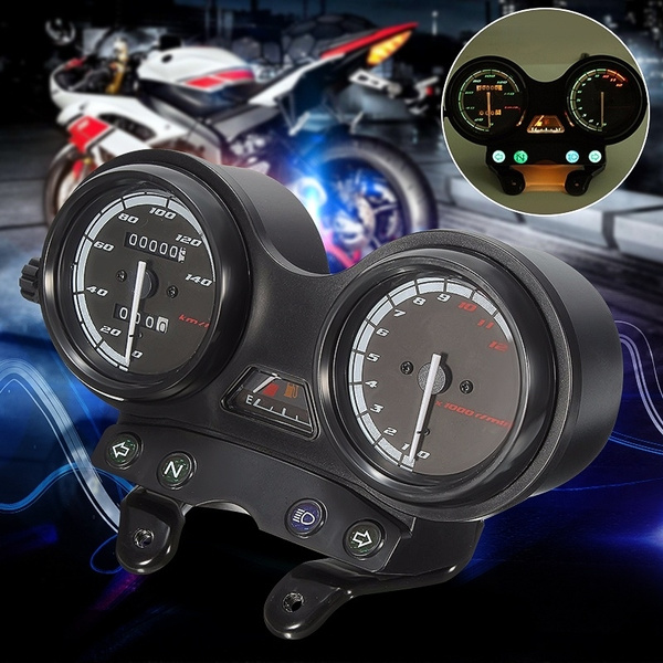 Motorcycle Speedo Speedometer Tachometer Complete Clocks in Km/h For ...