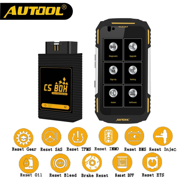 AUTOOL CS BOX Pro Mdiag Easy Diag Airbag OBD2 Scanner Bluetooth Multi ...